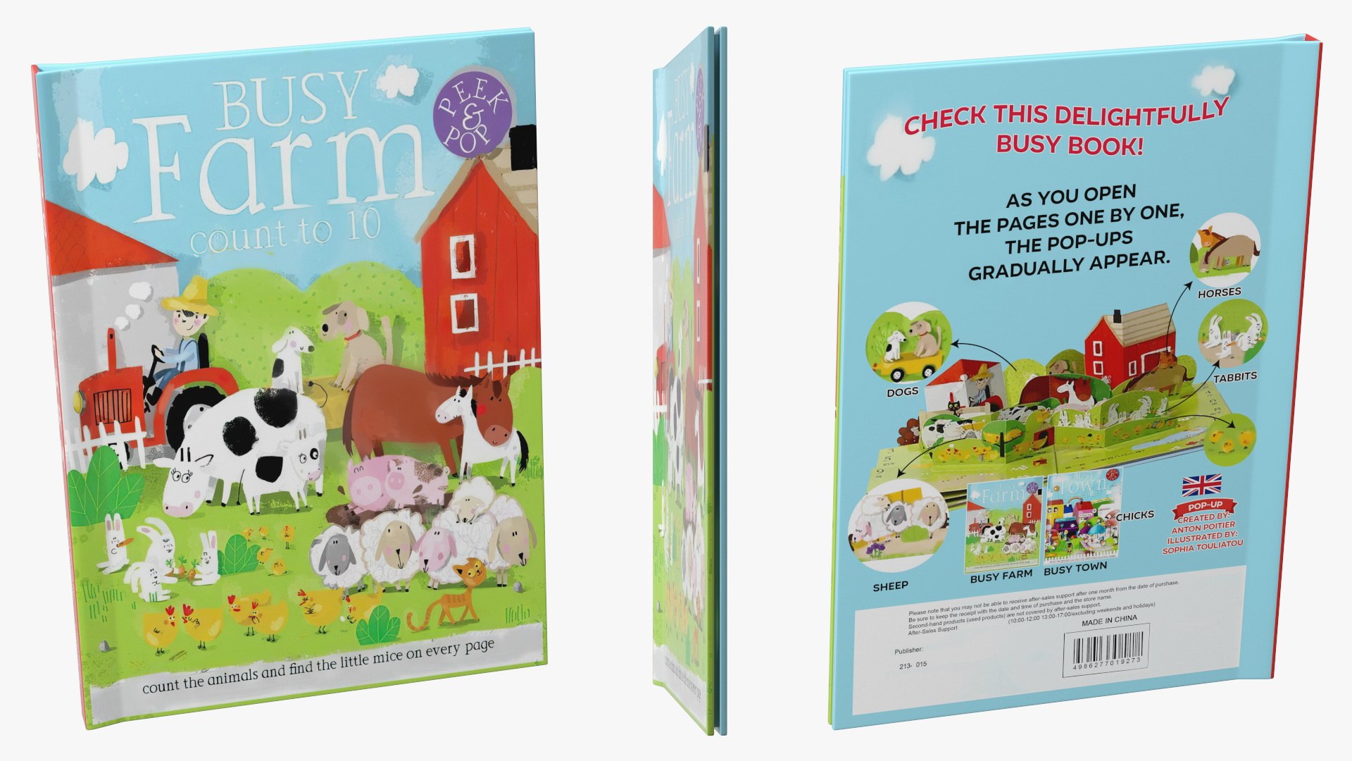 3D Children Pop Up Book model - TurboSquid 2120469
