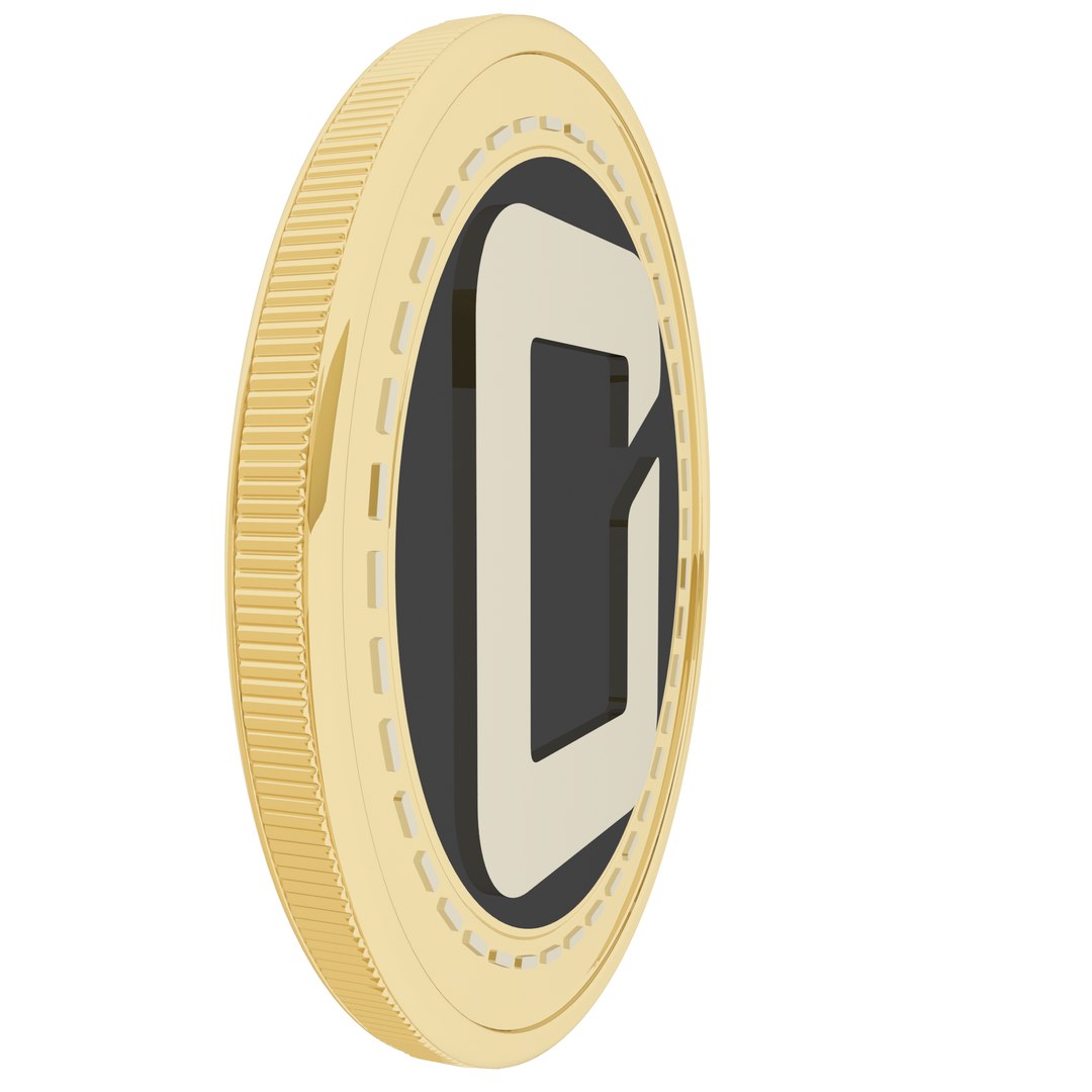 Coni Cryptocurrency Gold Coin 3D - TurboSquid 1783924