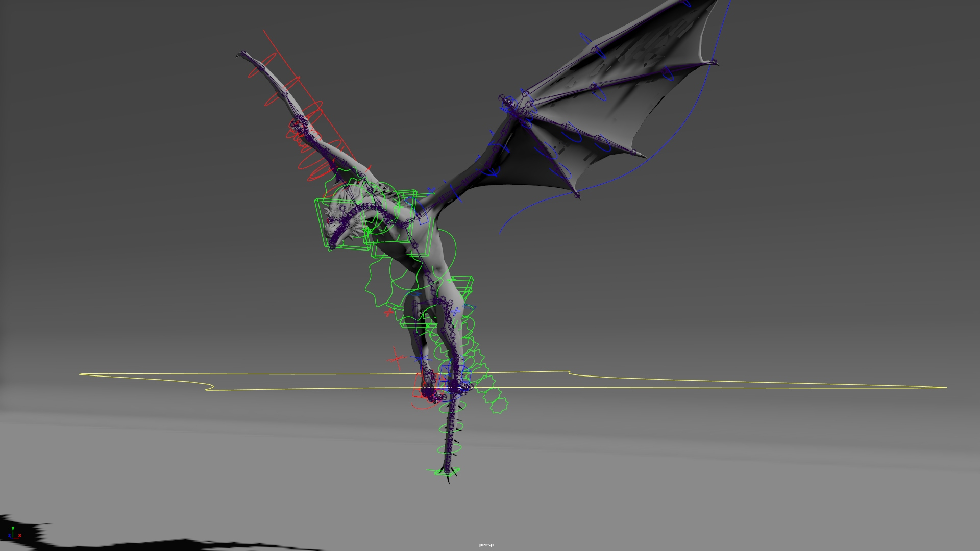 3D Dragon Rigged - TurboSquid 1870081