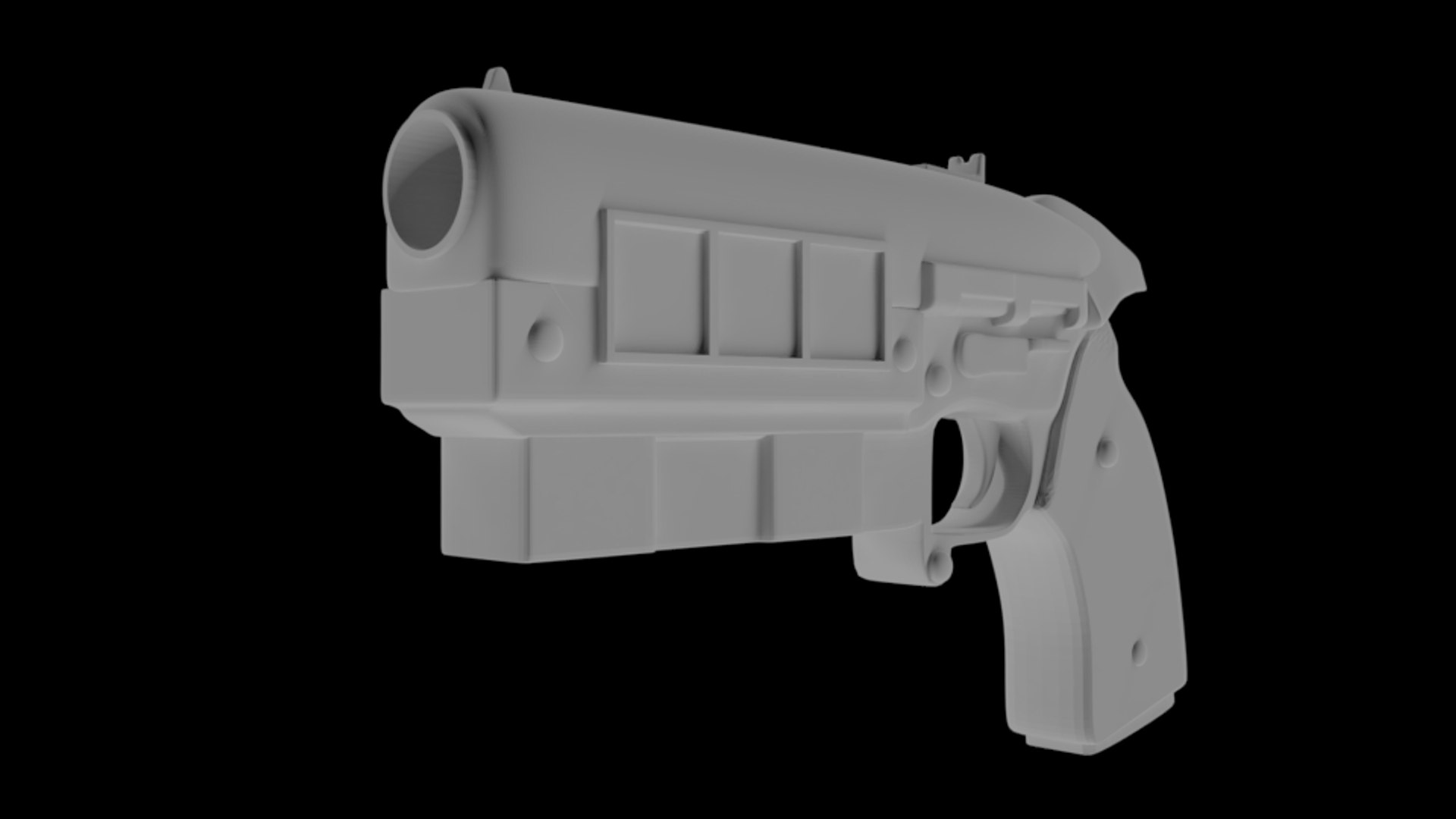 3D Pistol Fallout - TurboSquid 1382057