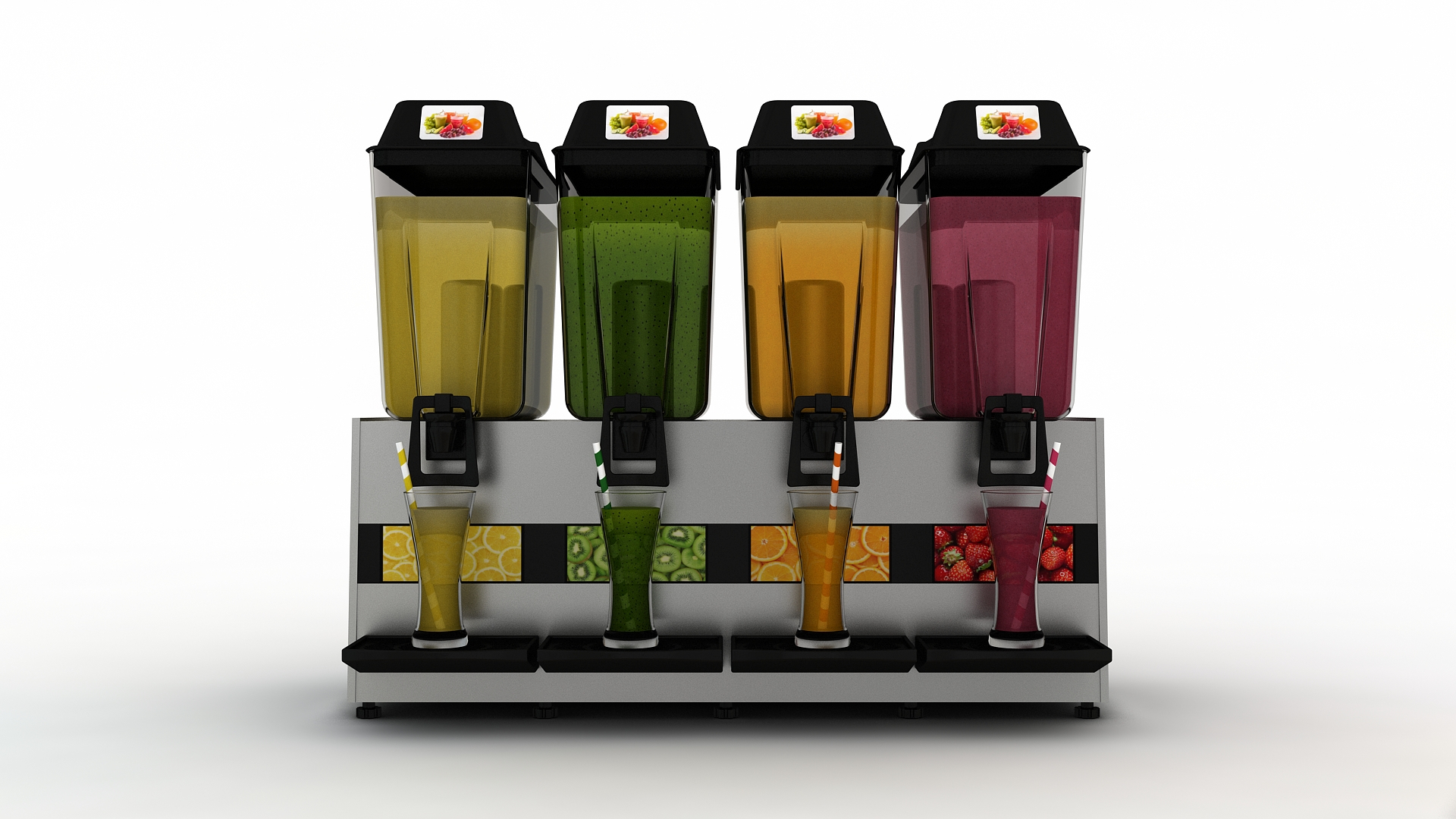 Realistic Juice Dispenser 3D Model - TurboSquid 1578215