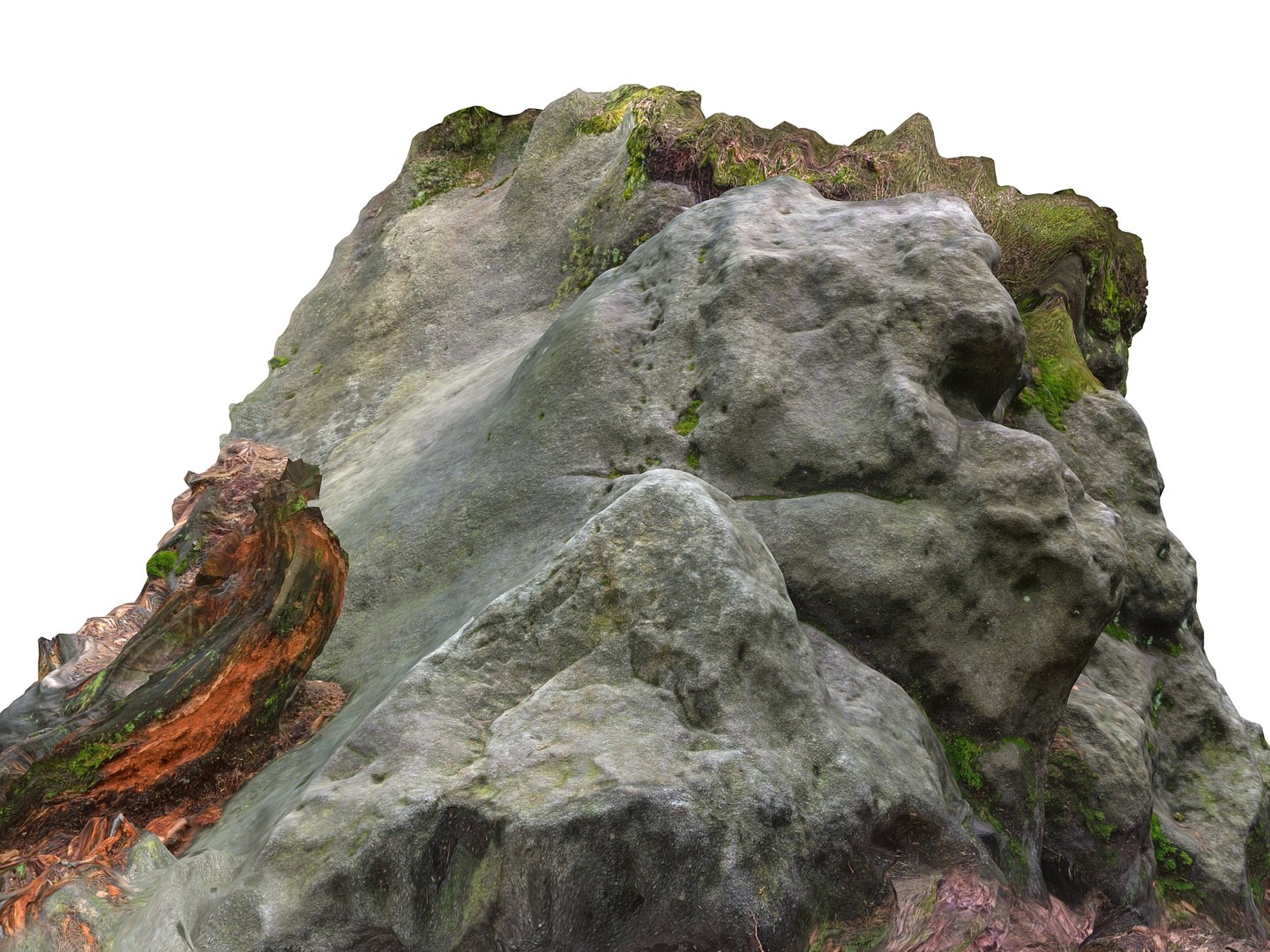 Forest Rock Cliff 16k 3D - TurboSquid 1176759