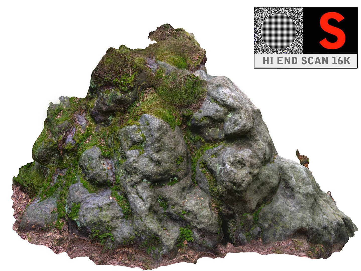 Forest Rock Cliff 16k 3D - TurboSquid 1176759
