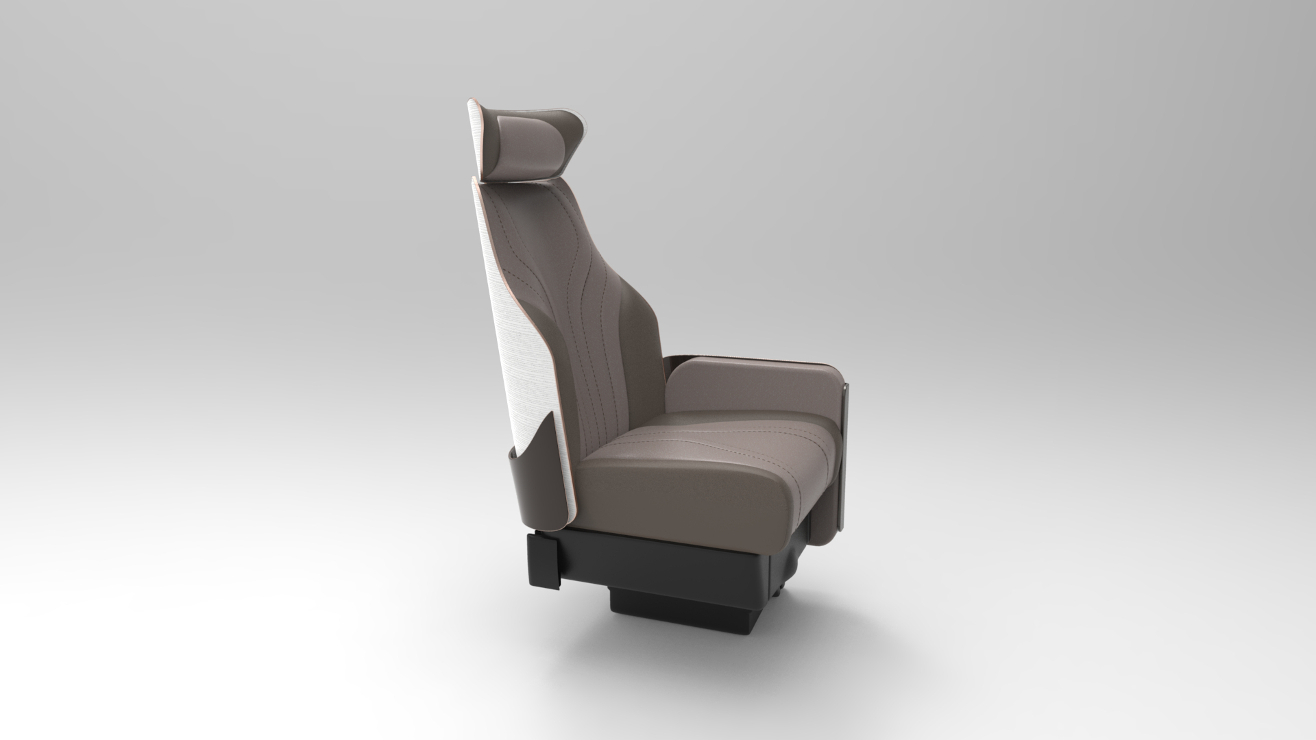 3D Learjet Streamline Concept Interior And Private Jet Seats Model ...