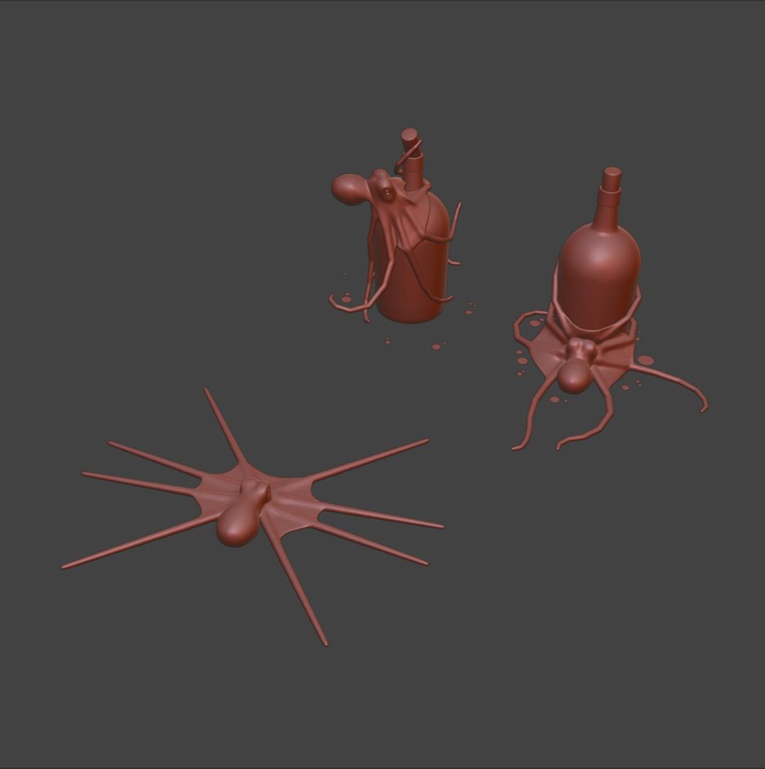 3D Octopus Model - TurboSquid 2245378