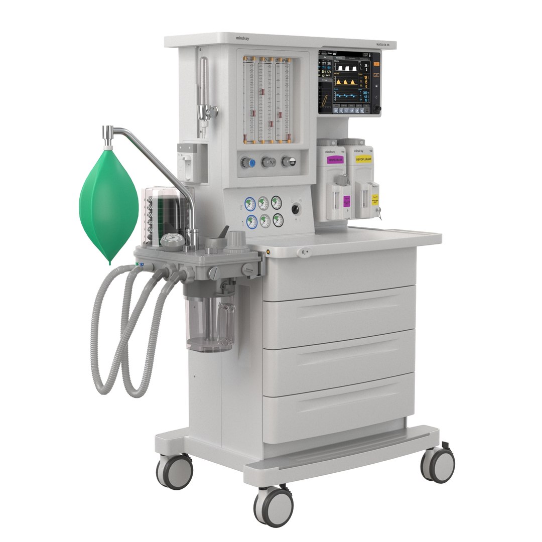 Anesthesia Machine WATO EX35 3D Model - TurboSquid 1996860