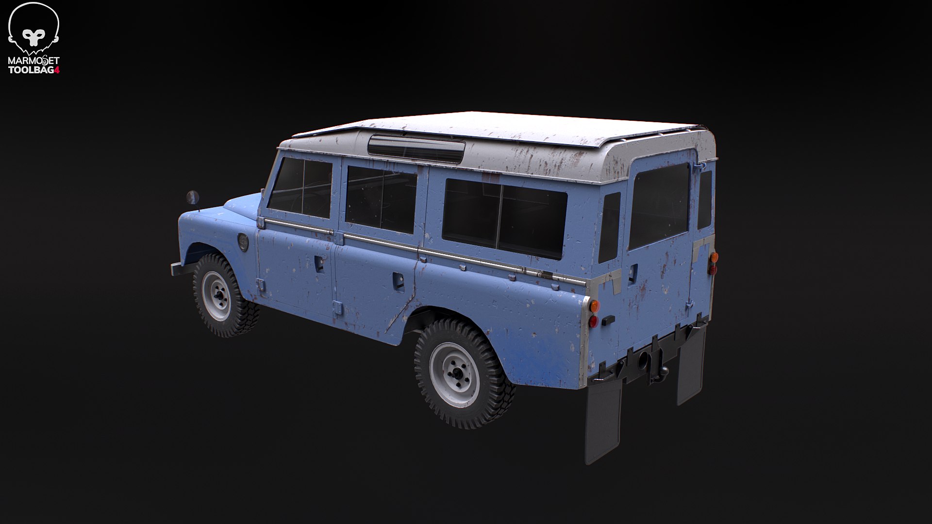 Land Rover Series III Rusted 3D Model - TurboSquid 2101636