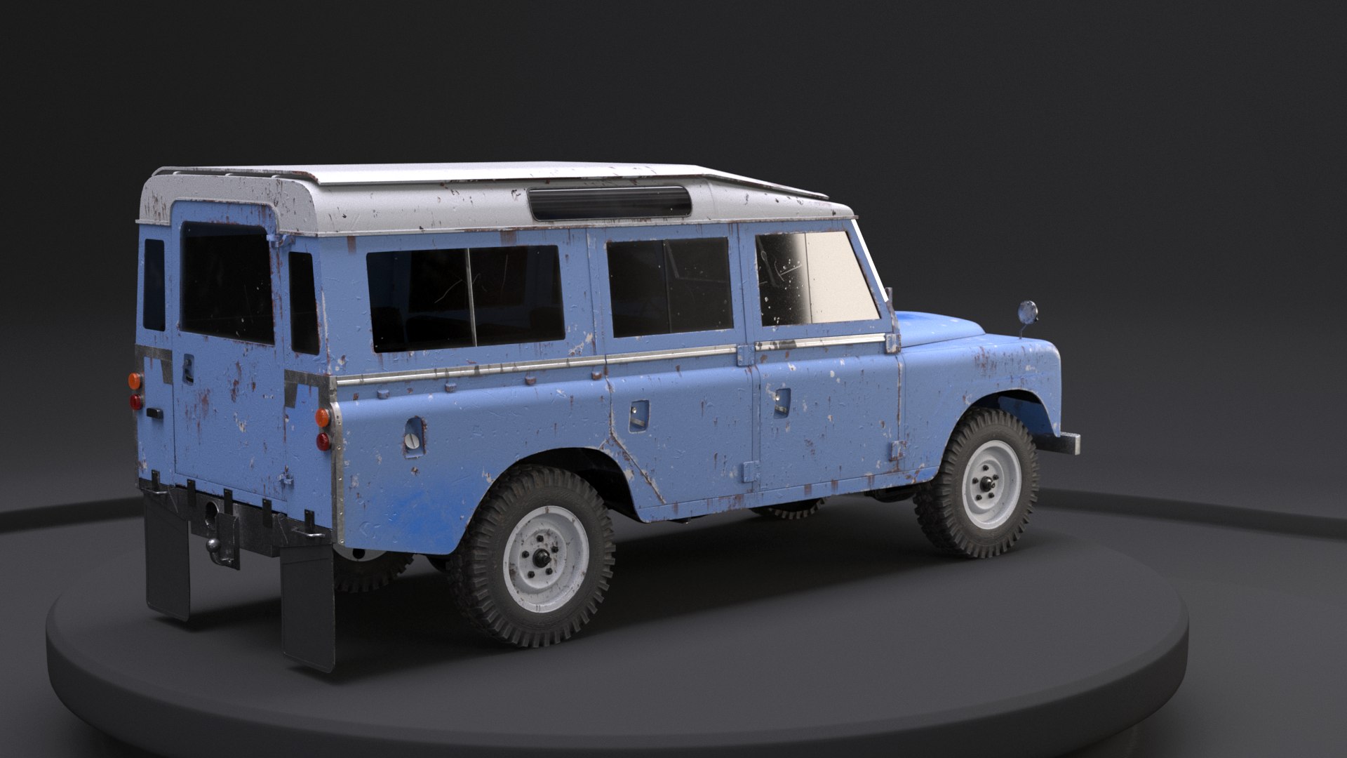 Land Rover Series III Rusted 3D Model - TurboSquid 2101636