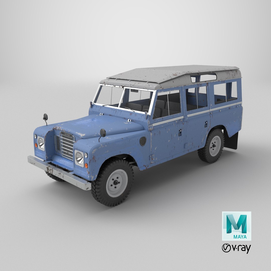 Land Rover Series III Rusted 3D Model - TurboSquid 2101636