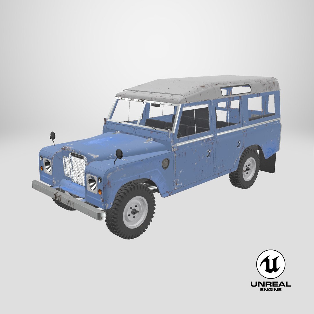 Land Rover Series III Rusted 3D Model - TurboSquid 2101636