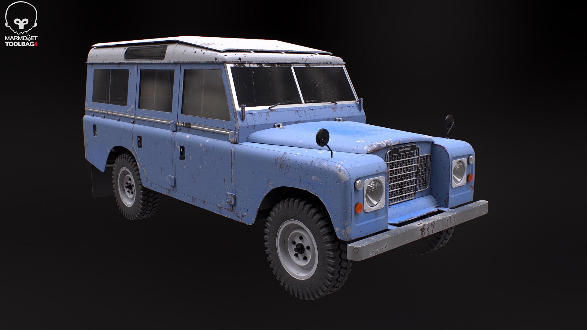 Land Rover Series III Rusted 3D Model - TurboSquid 2101636