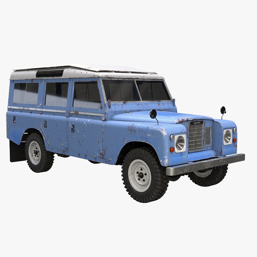 Land Rover Series III Rusted 3D model - TurboSquid 2101636