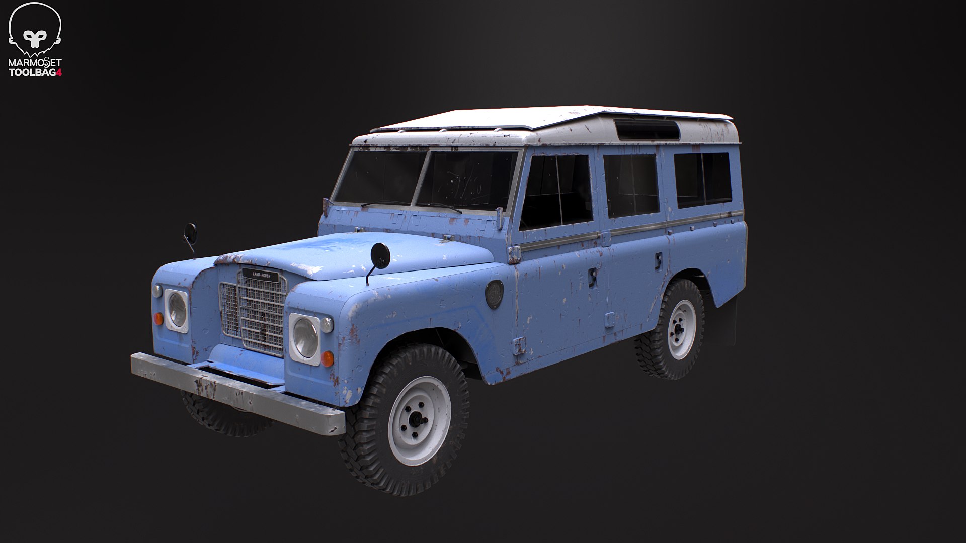 Land Rover Series III Rusted 3D Model - TurboSquid 2101636