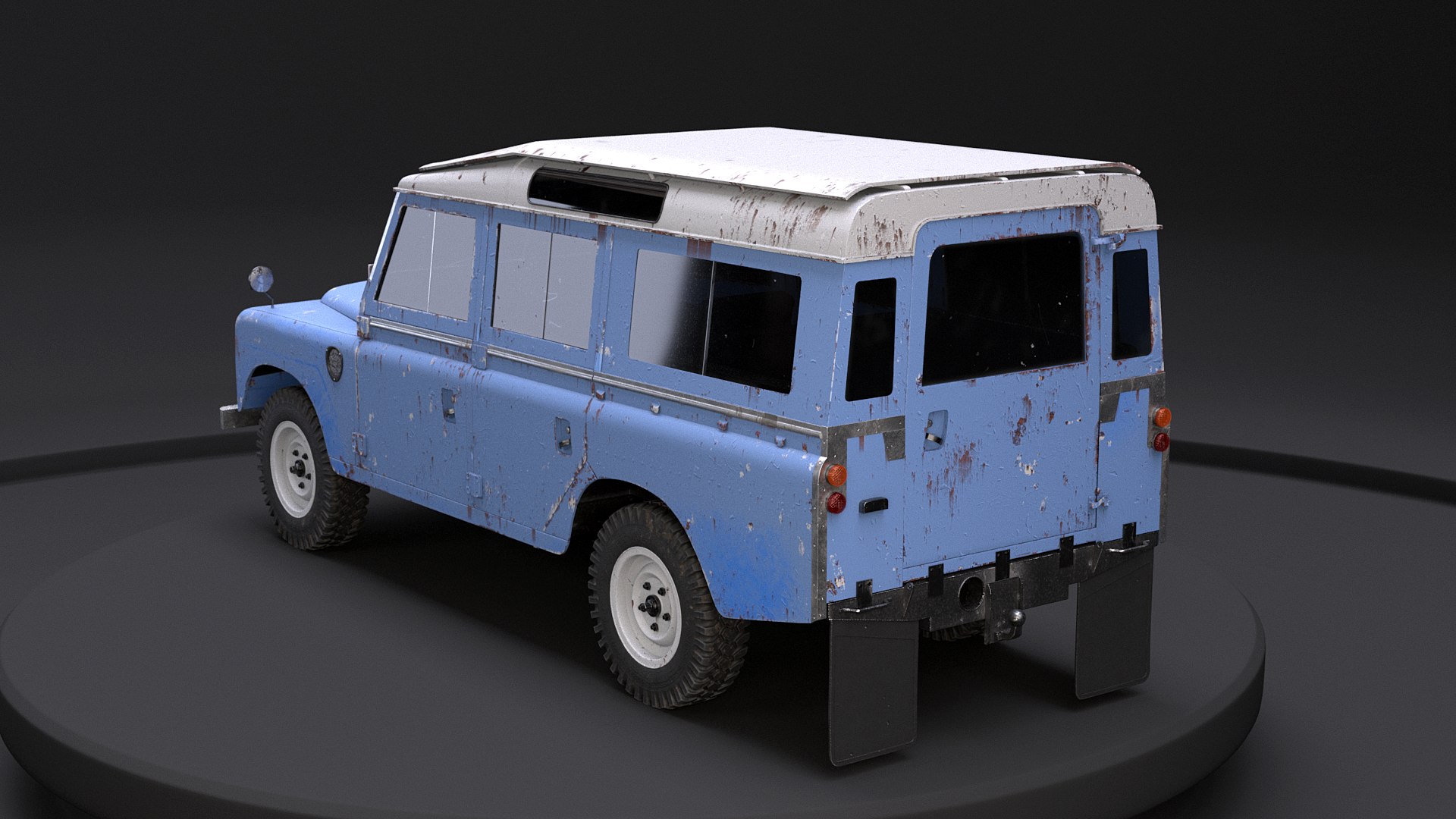 Land Rover Series III Rusted 3D Model - TurboSquid 2101636