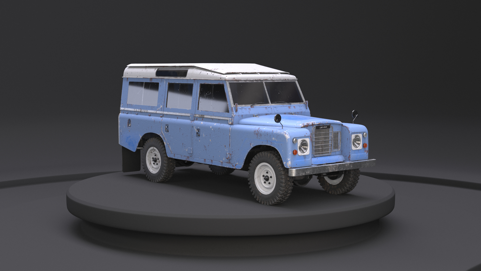 Land Rover Series III Rusted 3D Model - TurboSquid 2101636