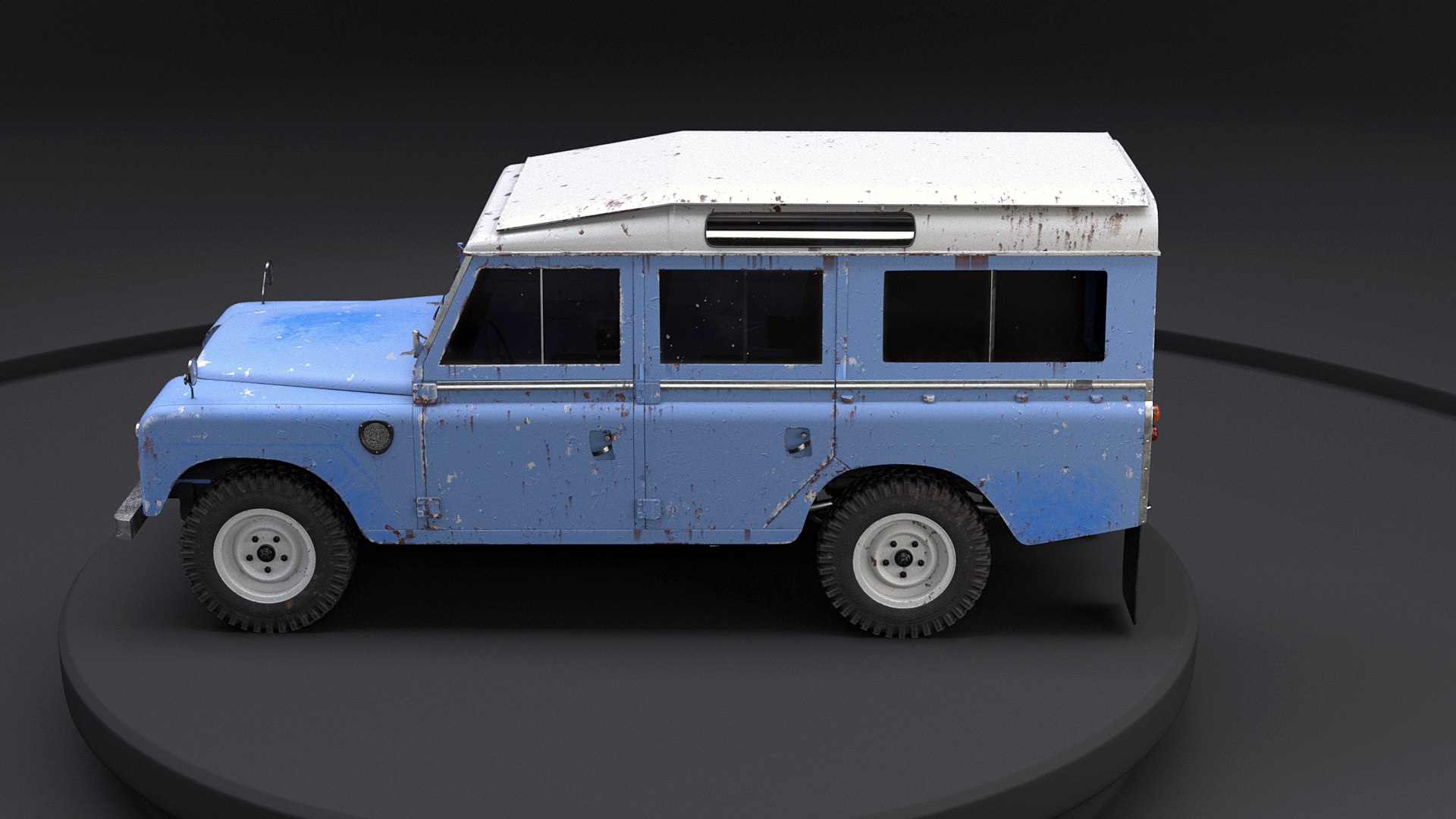 Land Rover Series III Rusted 3D Model - TurboSquid 2101636