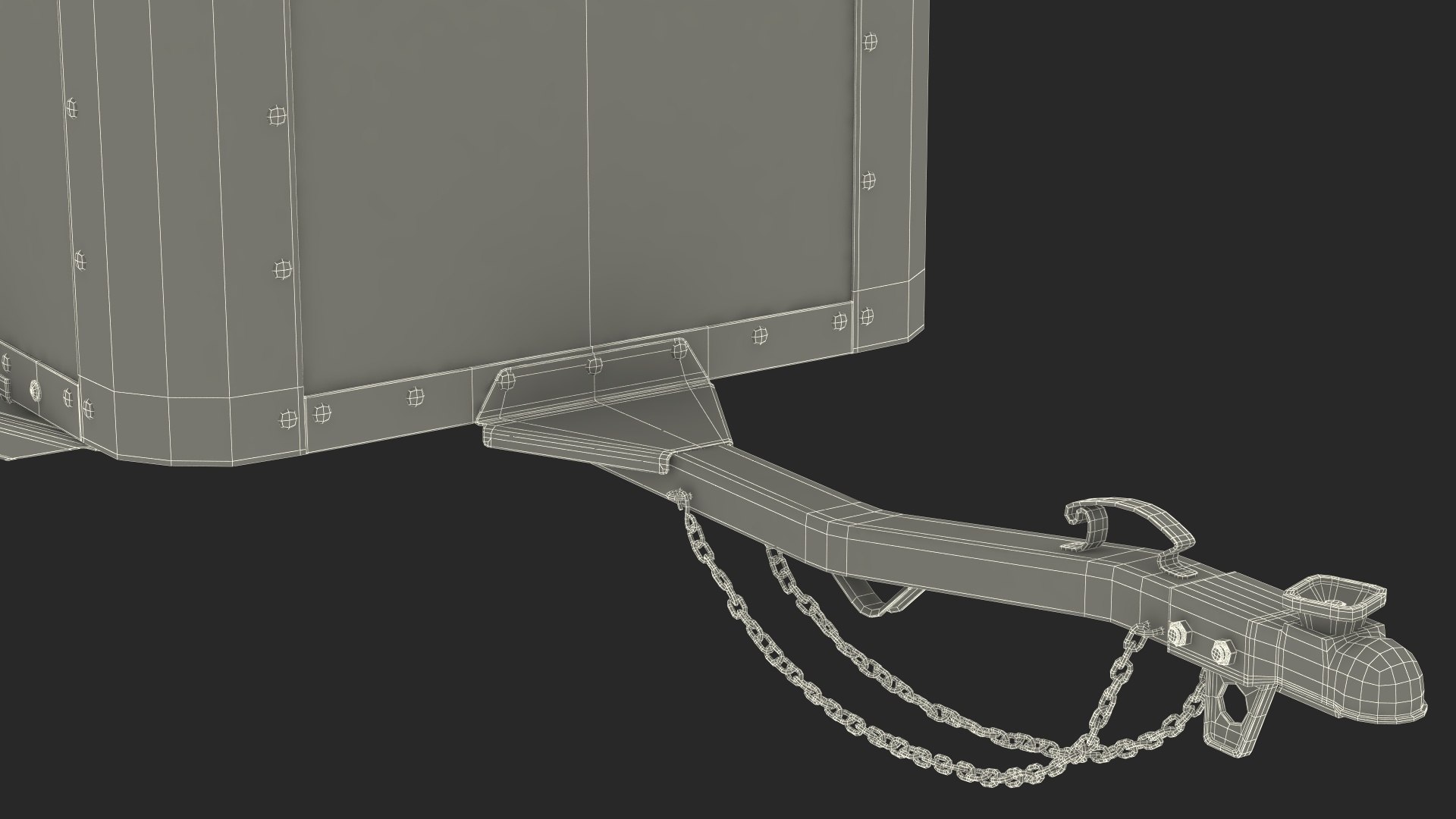 U-Haul 4x8 Cargo Trailer 3D Model - TurboSquid 2068584