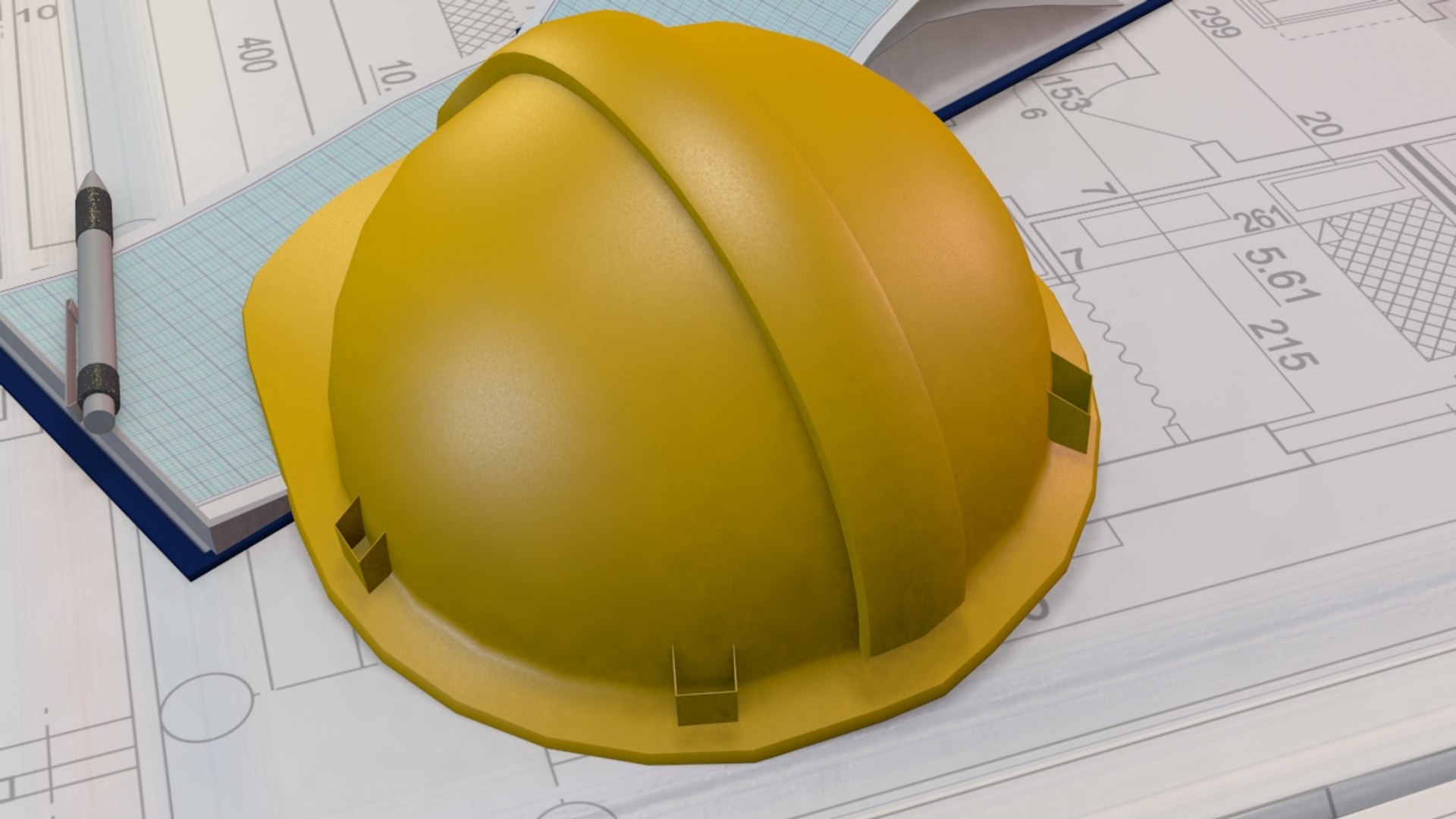 Hard Hat 3d Model