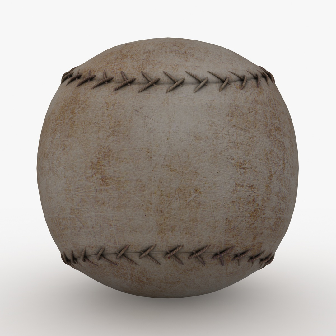 3d Model Baseball Vintage
