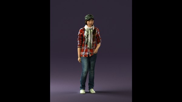 Scanned realistic human model - TurboSquid 1702356