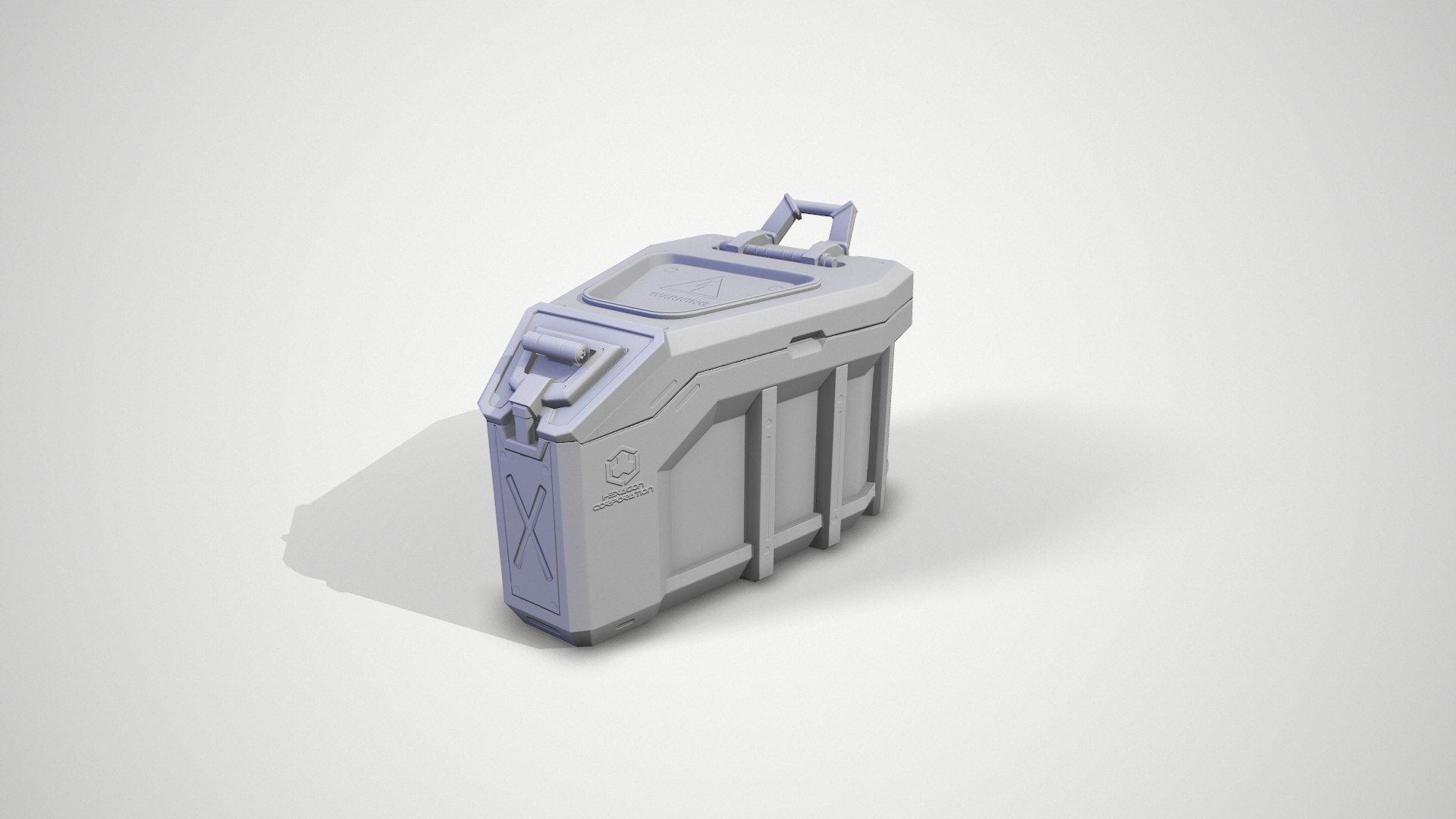 Sci-fi Crate 3D - TurboSquid 1582630