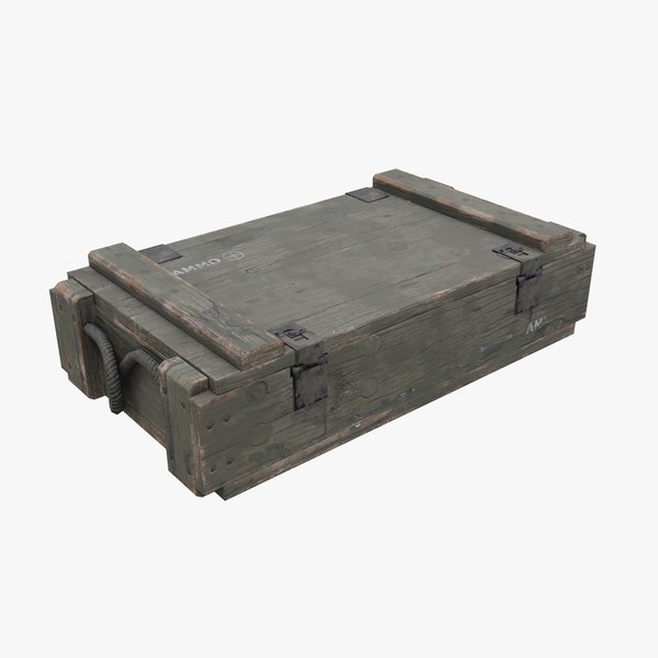 Wooden Ammo Box 3D model - TurboSquid 1876330