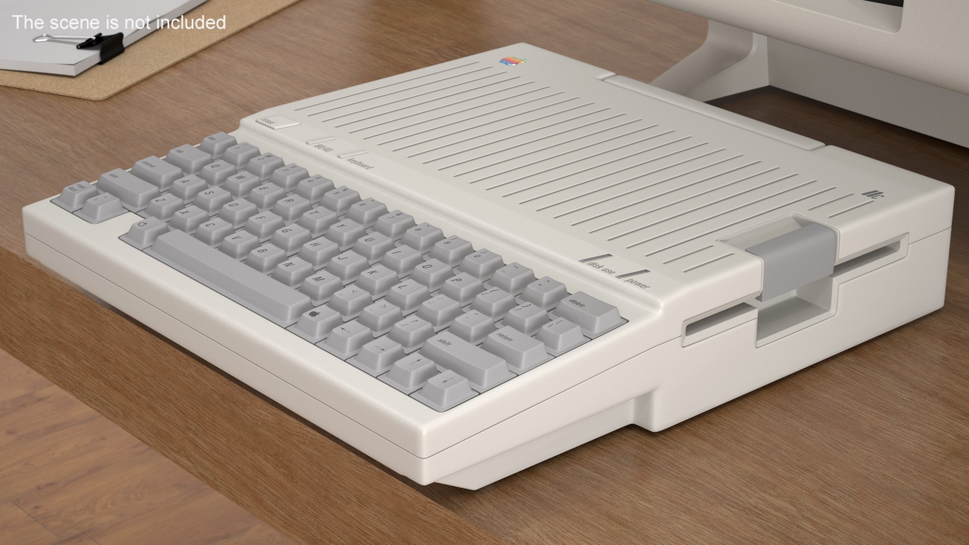 3D Vintage Apple Computer IIc Model - TurboSquid 2198751
