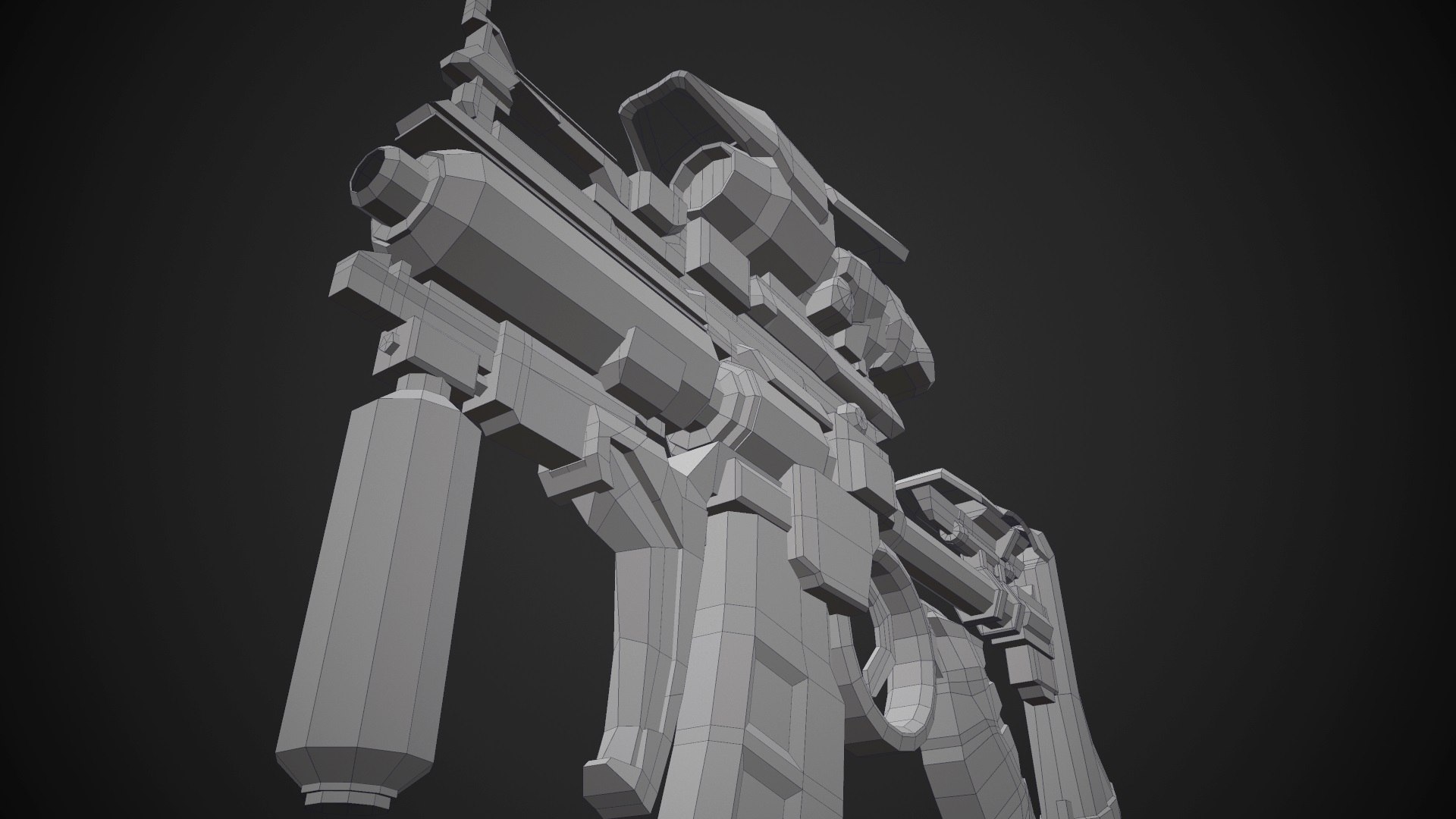 concept m4 rifle ready 3d model