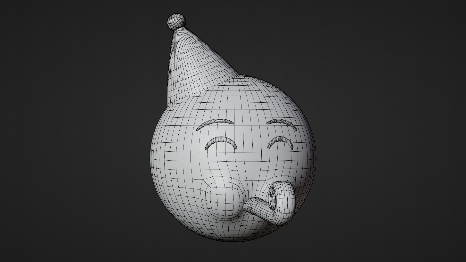 Celebration Face Emoticon Emoji Or Smiley 3D Model - TurboSquid 2219742