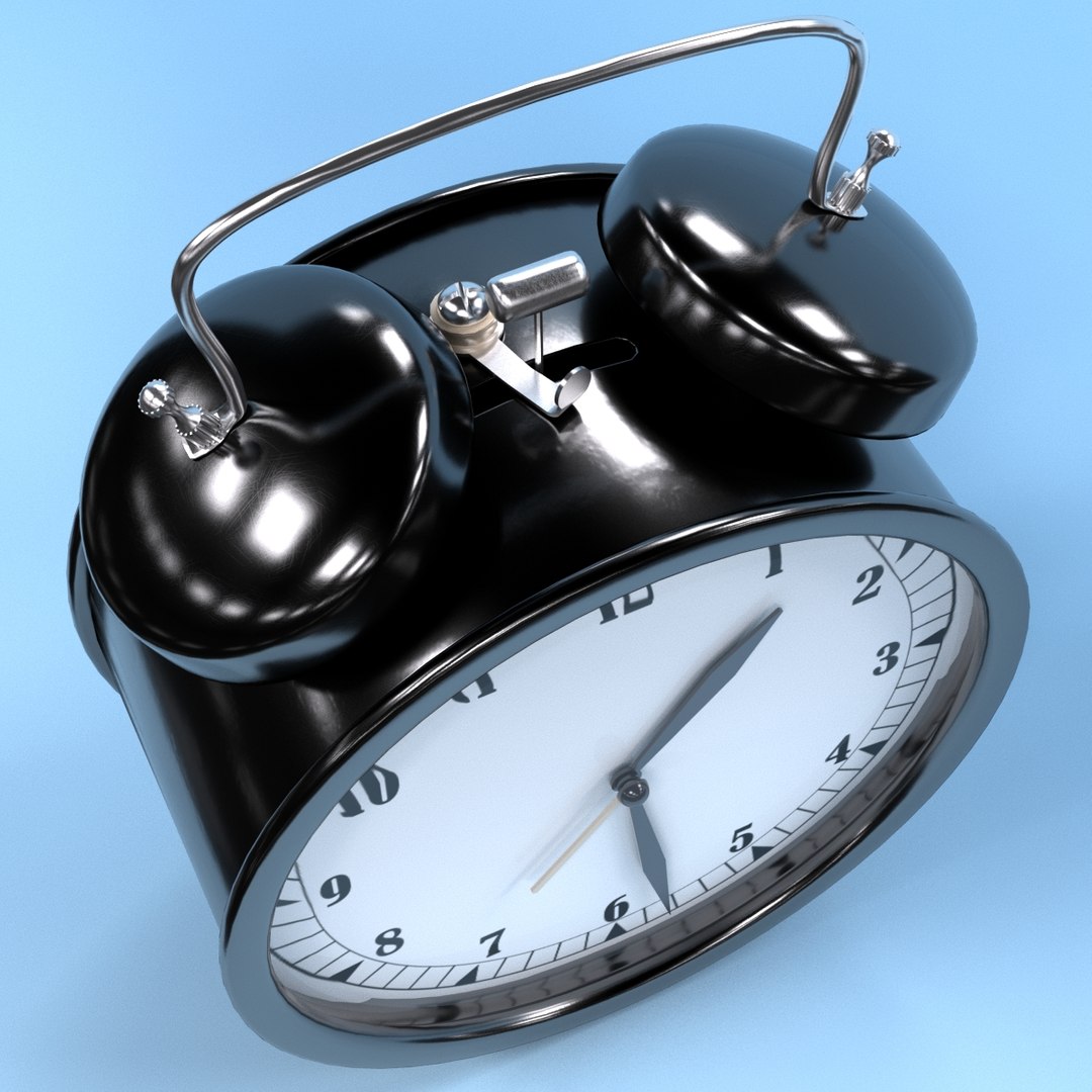 Alarm clock model - TurboSquid 919950