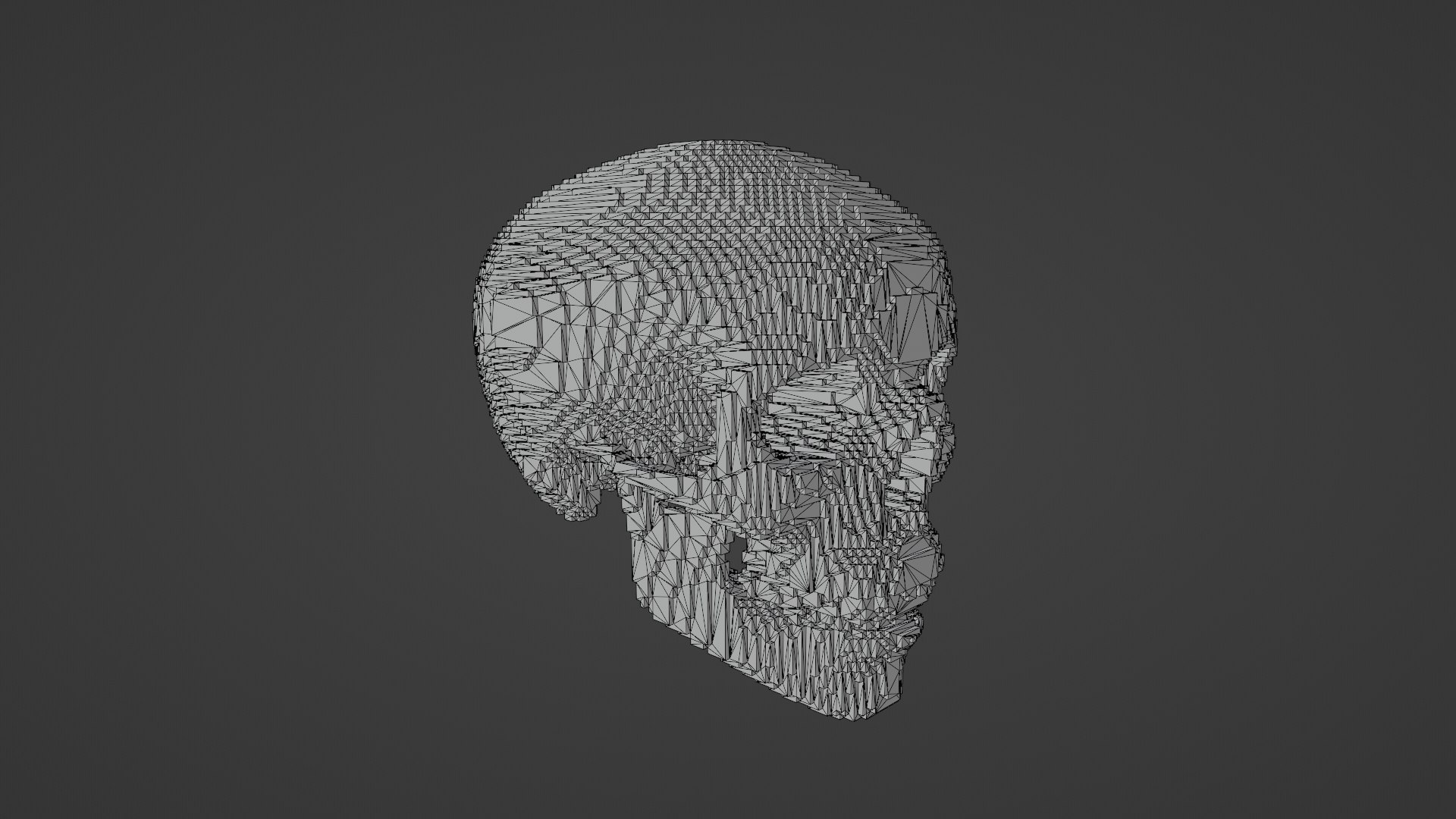 3D Voxel Skull Model - TurboSquid 2142105