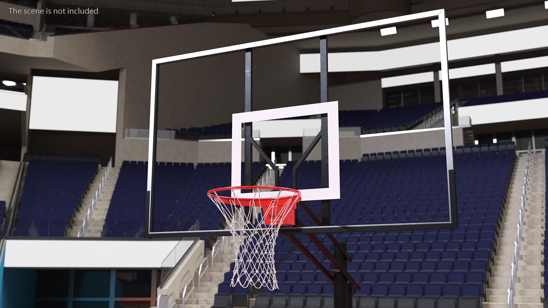 3D Basketball Hoop And Net Spalding - TurboSquid 2191773