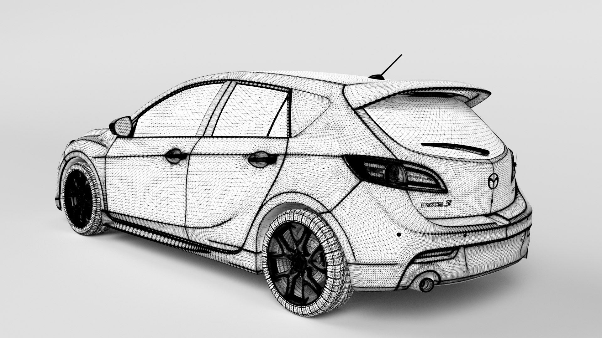 Mazda3MPS-2010 3D - TurboSquid 2089307