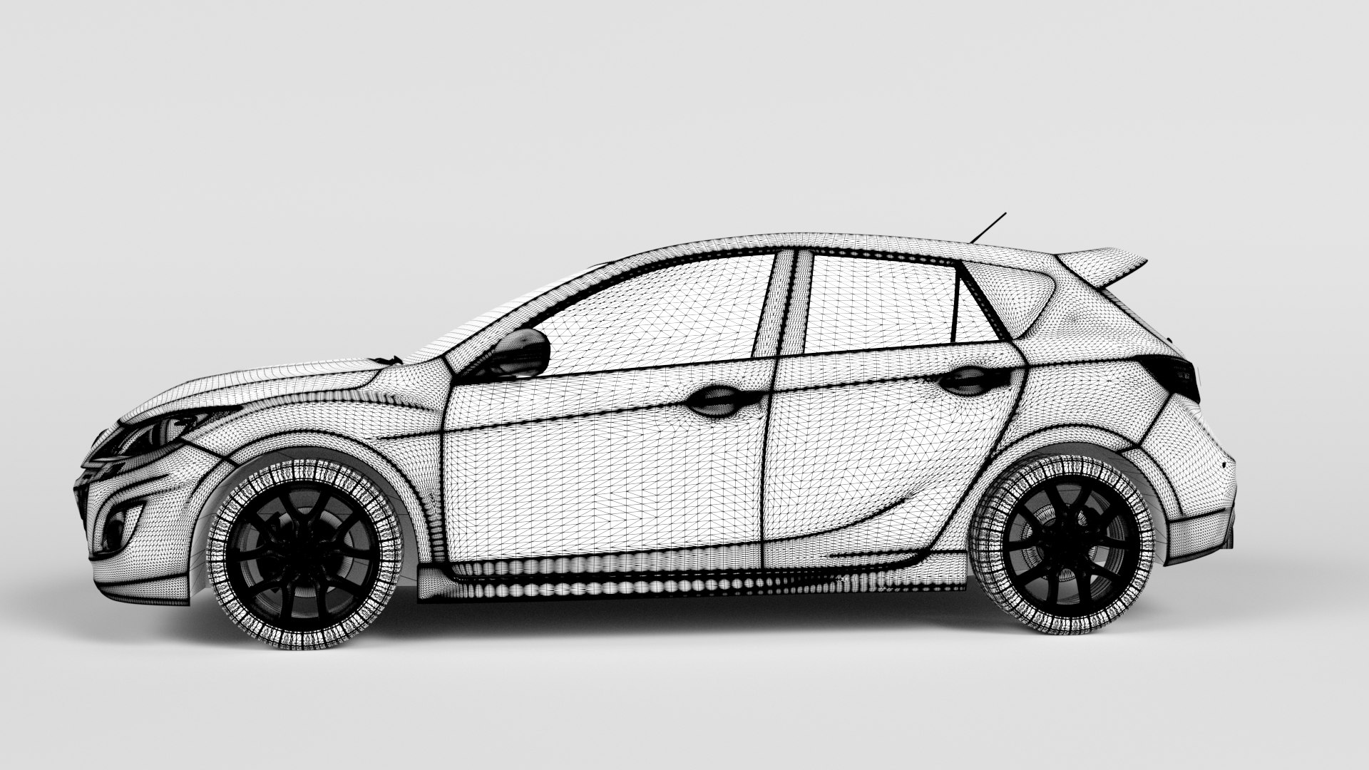 Mazda3MPS-2010 3D - TurboSquid 2089307