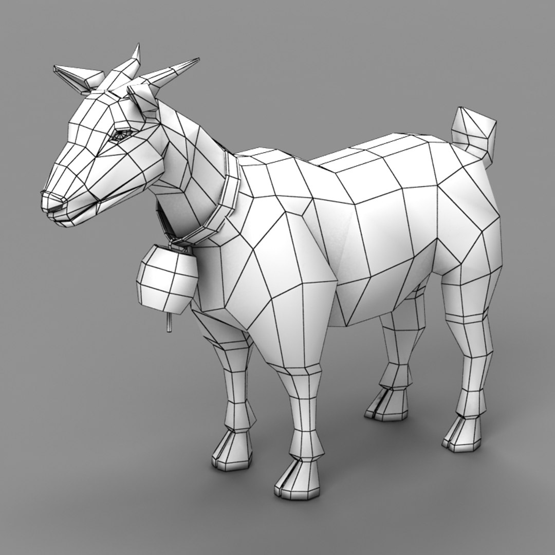 3d Goat Model