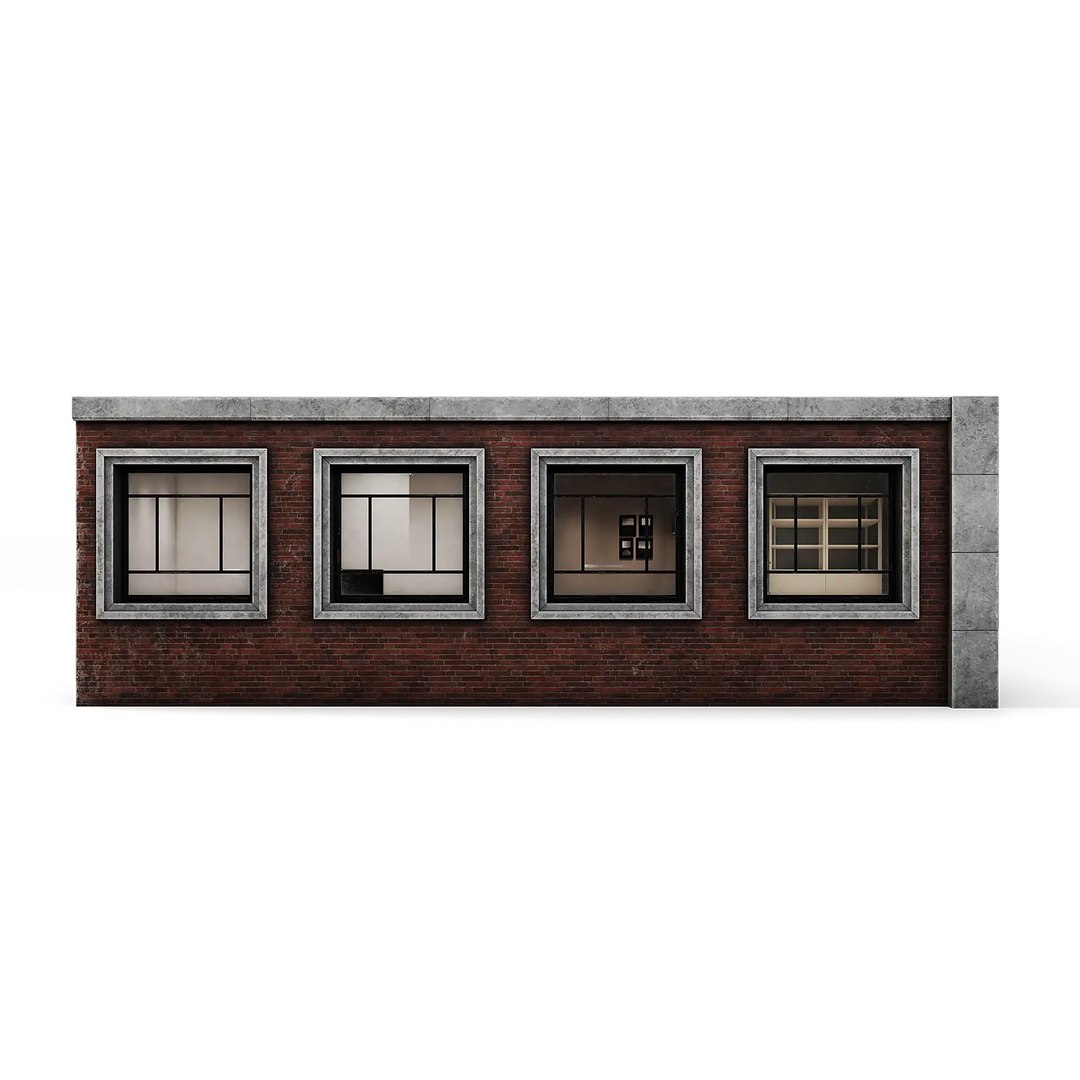 Tenement Building Upper Floor 3D Model - TurboSquid 2422235