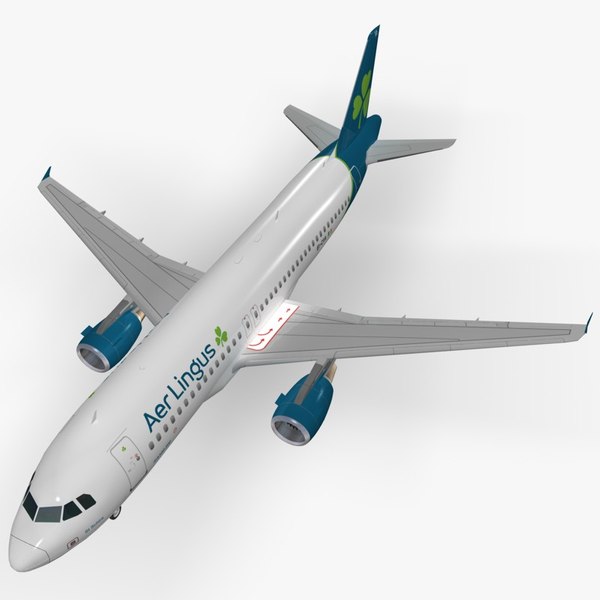 3D airbus aer lingus model - TurboSquid 1474473