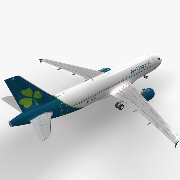 3D airbus aer lingus model - TurboSquid 1474473