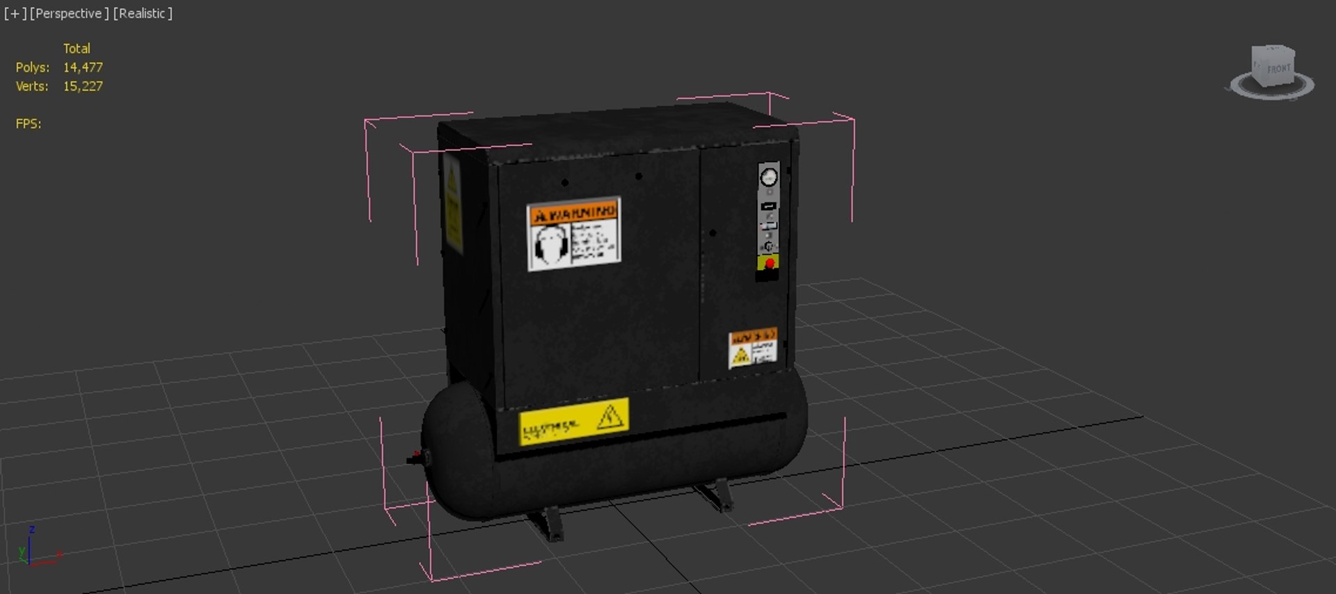 3D Air Compressor - TurboSquid 1469408