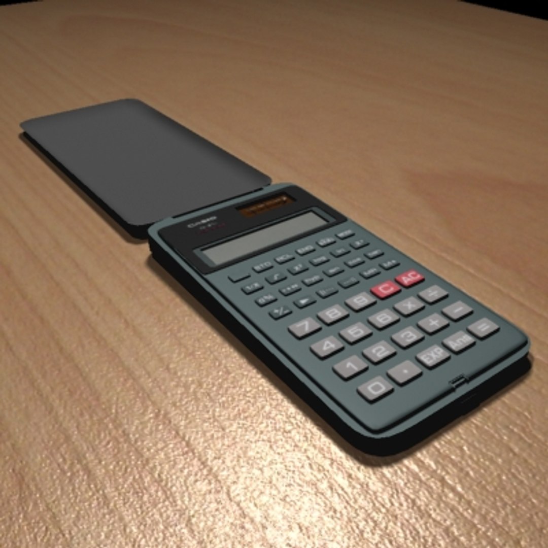 3d model of calculator