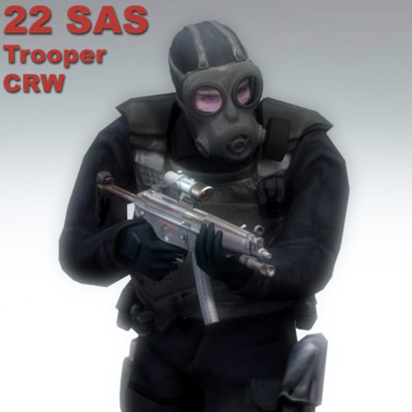 crw trooper sas 3d model