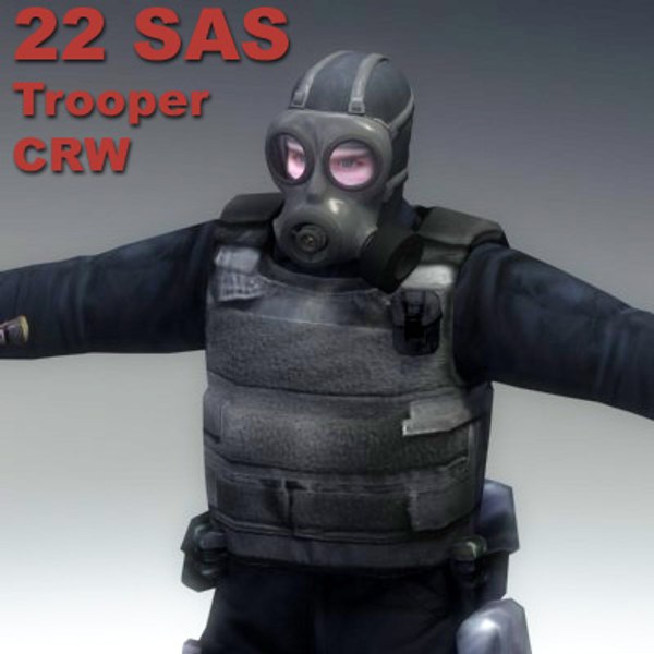 crw trooper sas 3d model