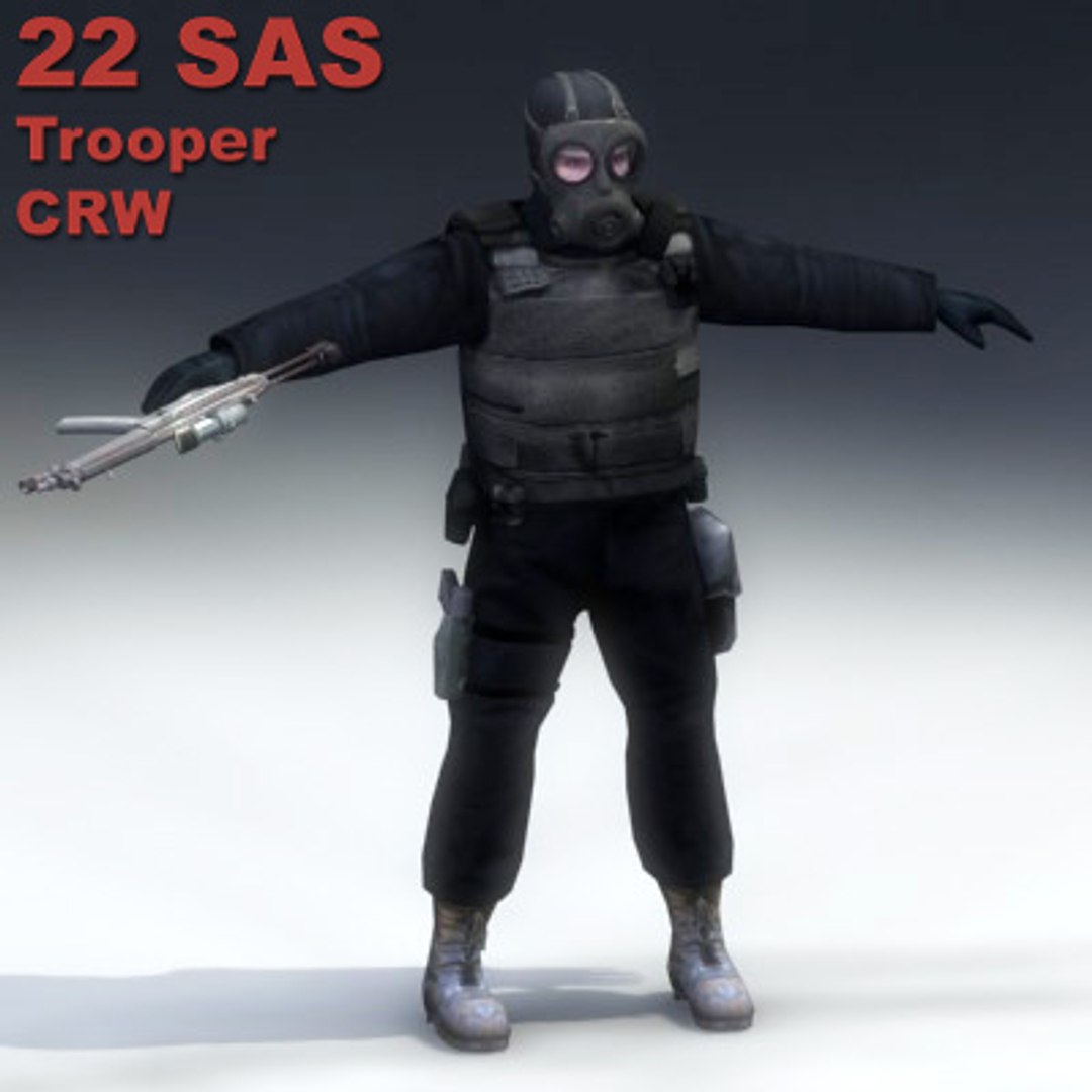 Crw Trooper Sas 3d Model