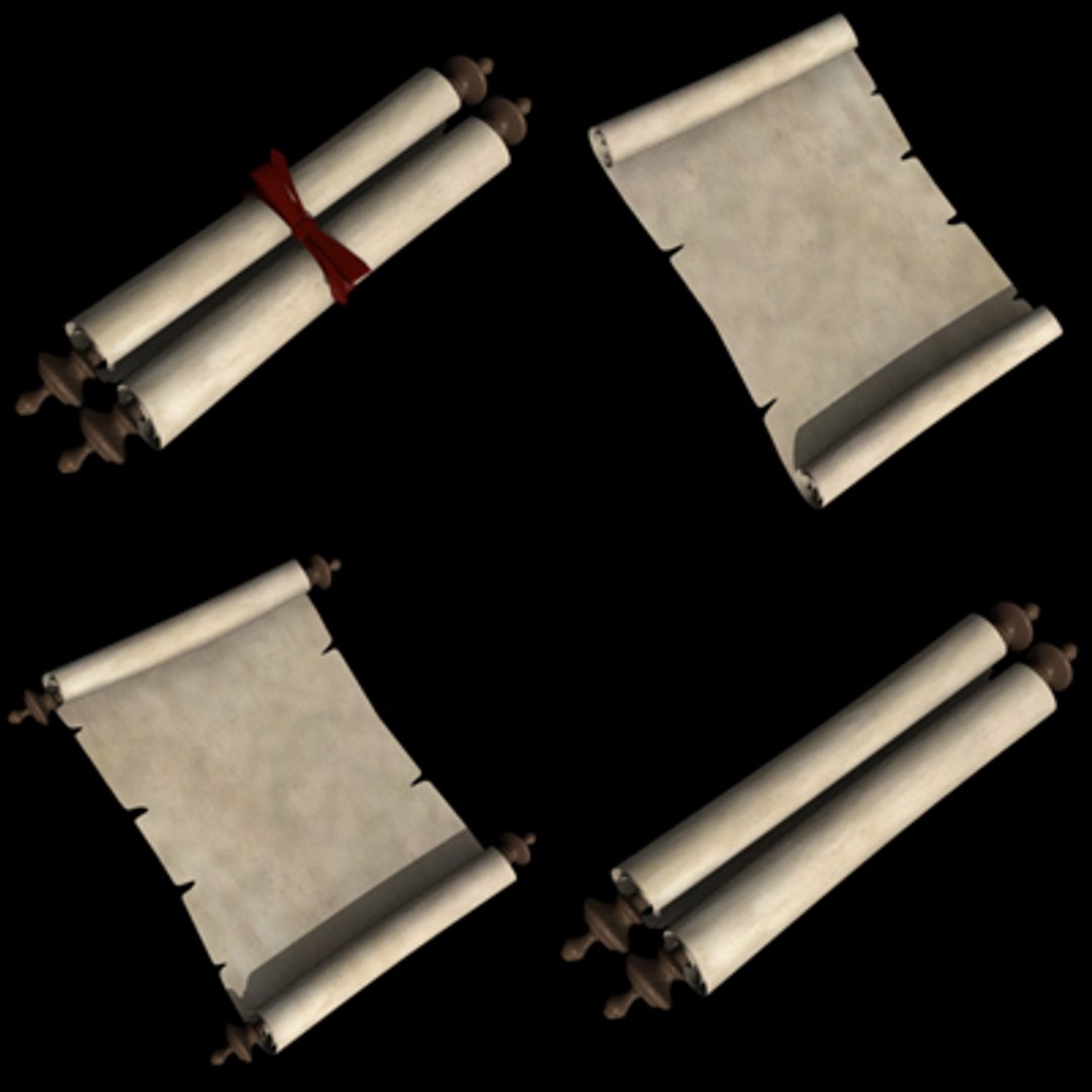 Scroll Paper Books 3ds