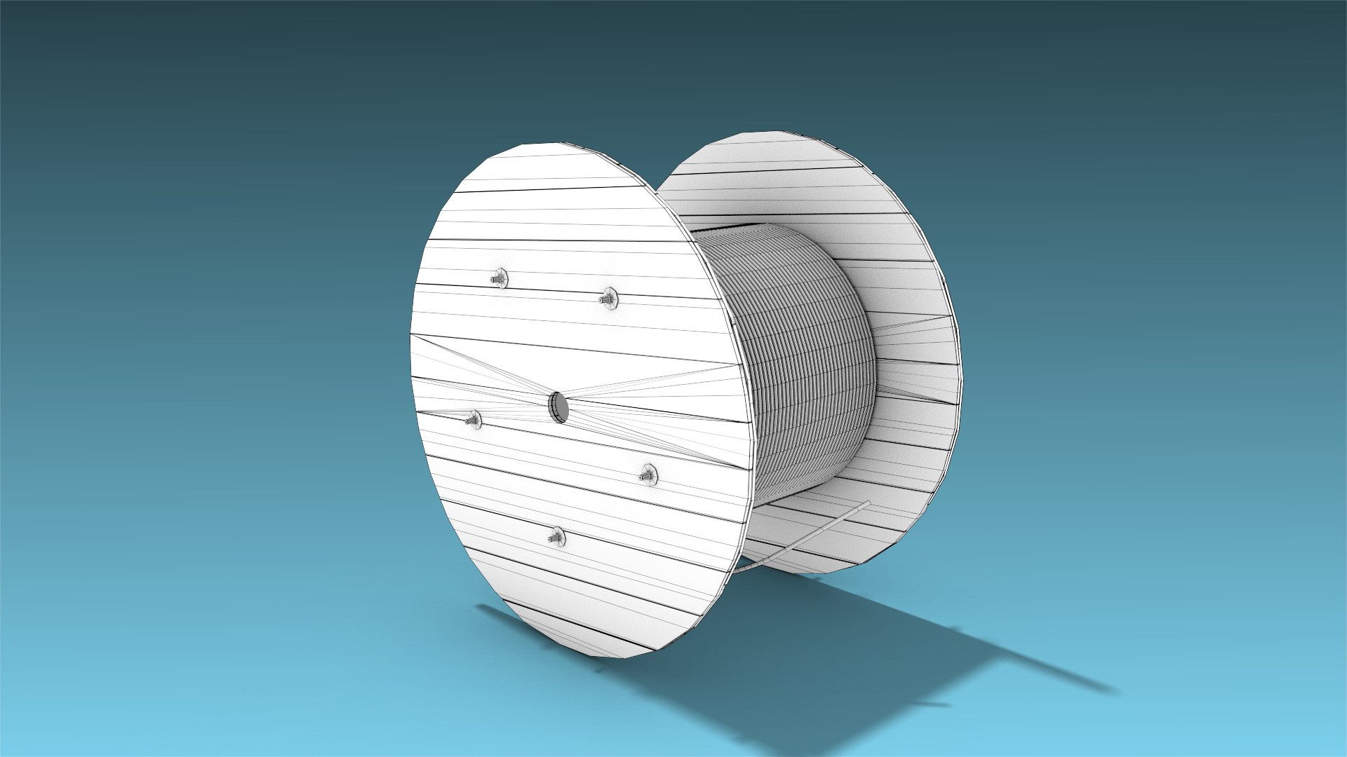 Low-poly cable 3D - TurboSquid 1631358