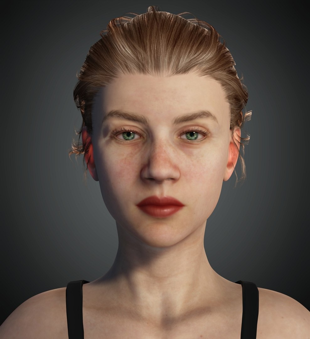 3D female base character model - TurboSquid 1654825