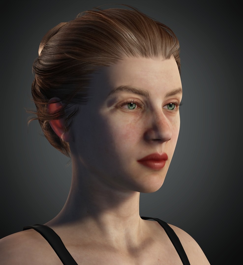 3D female base character model - TurboSquid 1654825
