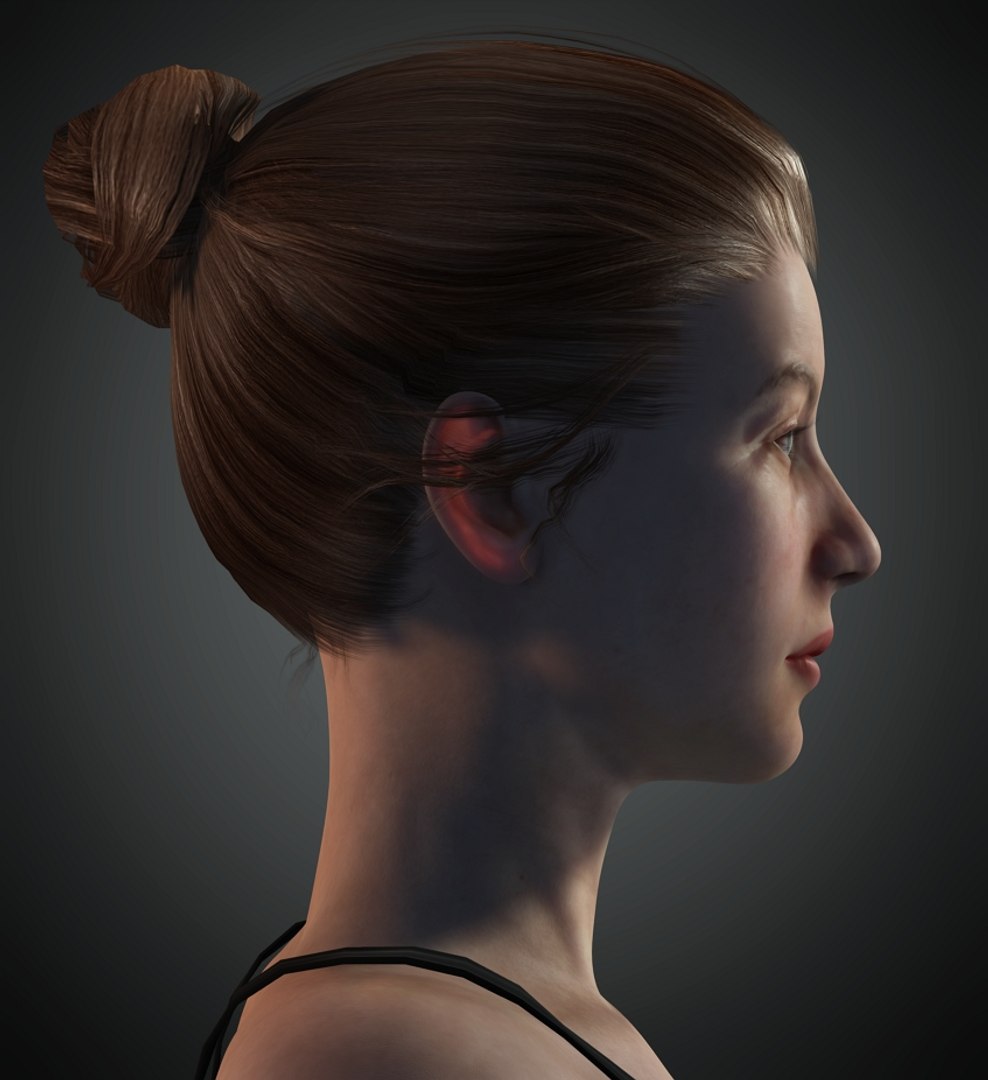 3D female base character model - TurboSquid 1654825