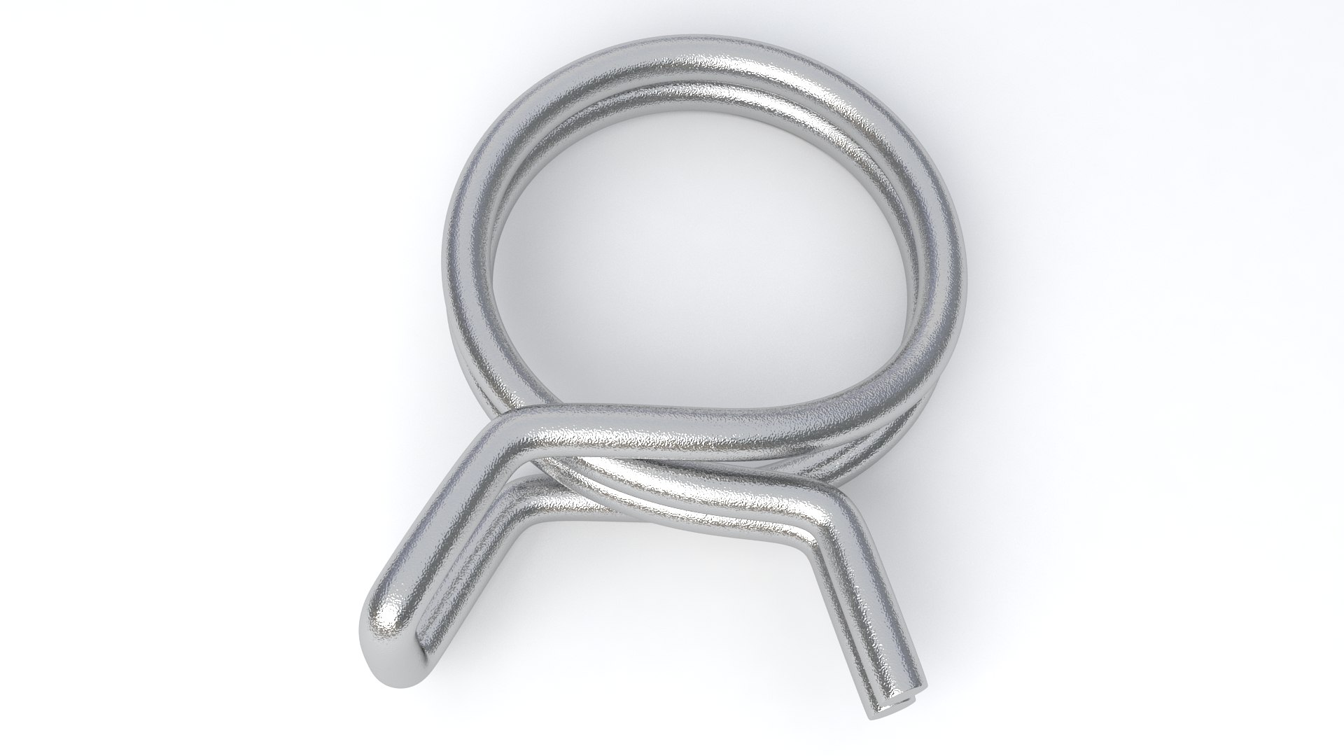 3D Model Double Wire Spring Hose Clamp - TurboSquid 1806808