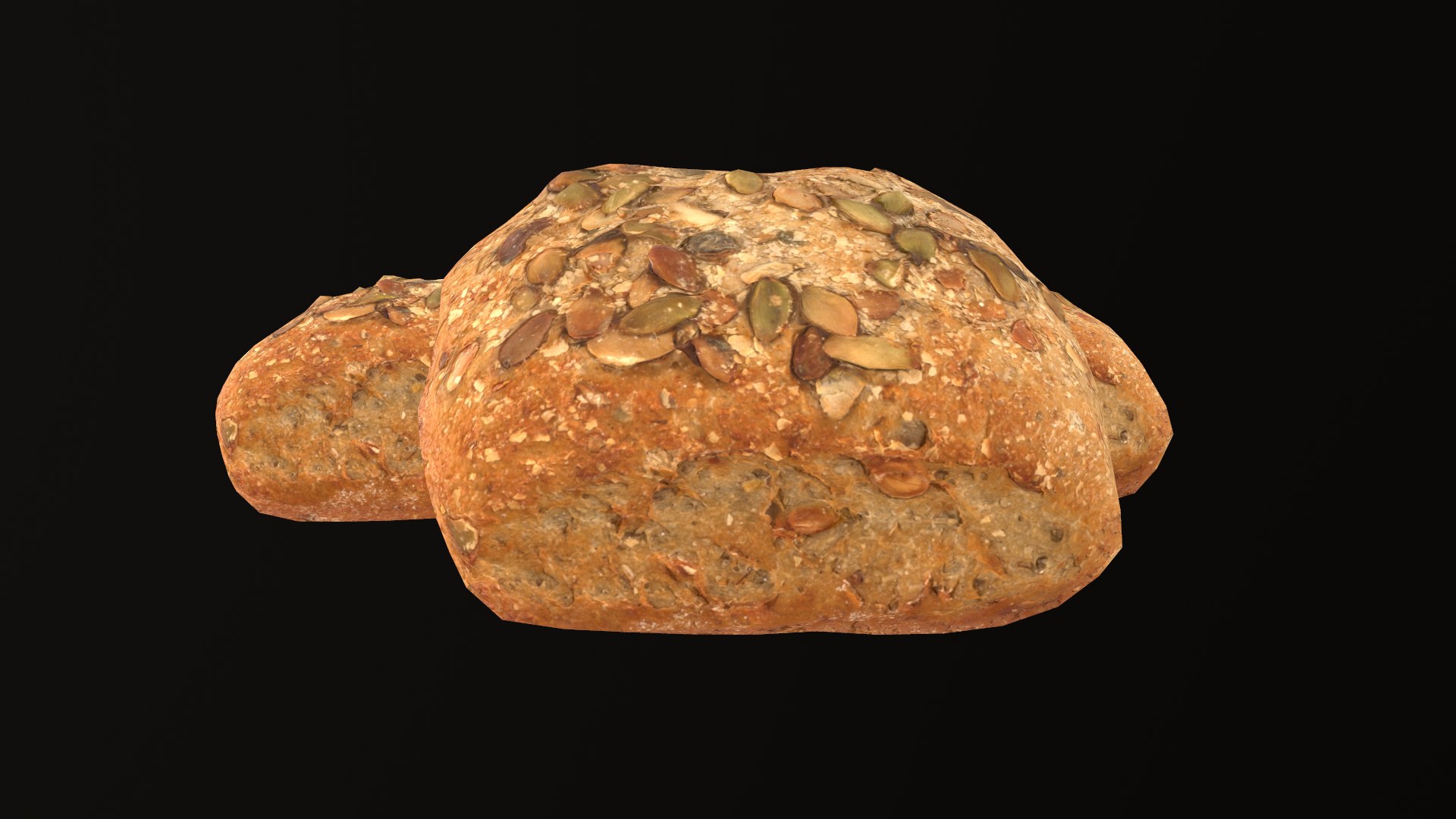 Nutty Bread AR VR PBR Lowpoly With Game Ready 3d Model 3D Model - TurboSquid 2098861